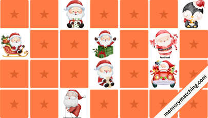 Play Free Santa Memory Game for Kids - Christmas Matching Game